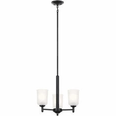 Kichler 43691BK Shailene Black 14" Overhead Lighting - KIC-43691BK