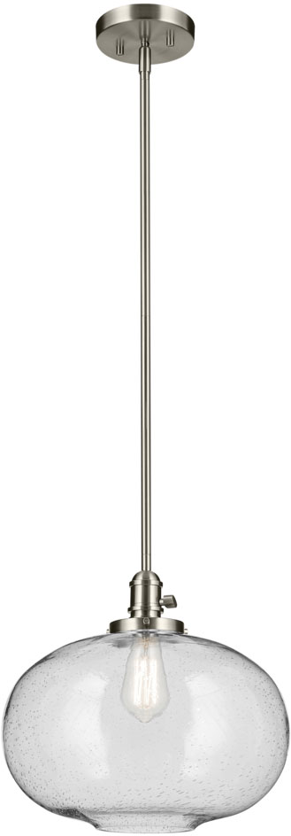 Kichler 43911NI Avery Modern Brushed Nickel Pendant Light - KIC-43911NI