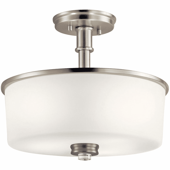 Kichler 43926NIL18 Joelson Brushed Nickel LED Ceiling Light Fixture ...