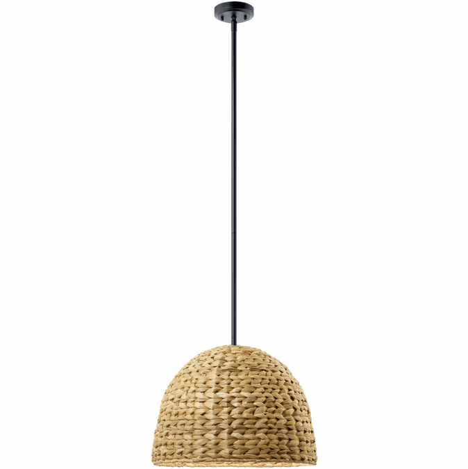 Kichler 44399BK Raffiana Black Mini Hanging Lamp - KIC-44399BK
