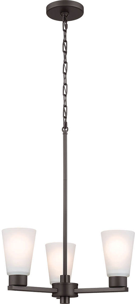 Kichler 52435OZ Stamos Olde Bronze Mini Chandelier Lighting - KIC-52435OZ