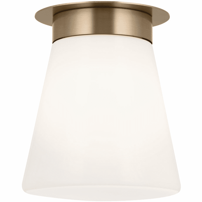 Kichler 52585CPZ Albers Modern Champagne Bronze Flush Mount Ceiling ...