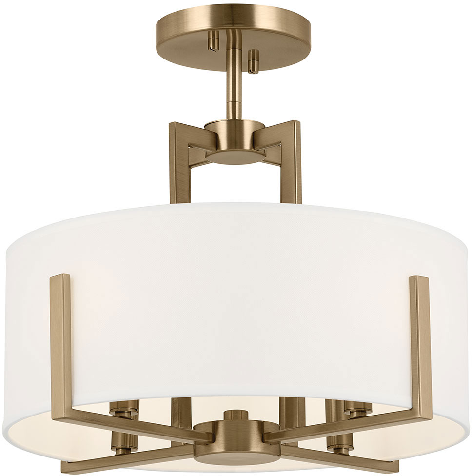 Kichler 52591CPZ Malen Champagne Bronze Drum Drop Ceiling Lighting ...