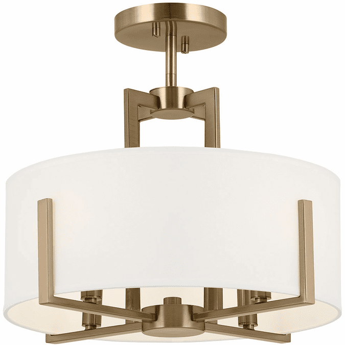 Kichler 52591CPZ Malen Champagne Bronze Drum Drop Ceiling Lighting ...