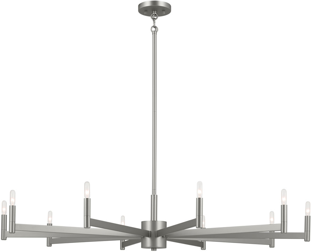 Kichler 52613SN Erzo Contemporary Satin Nickel Chandelier Light - KIC ...