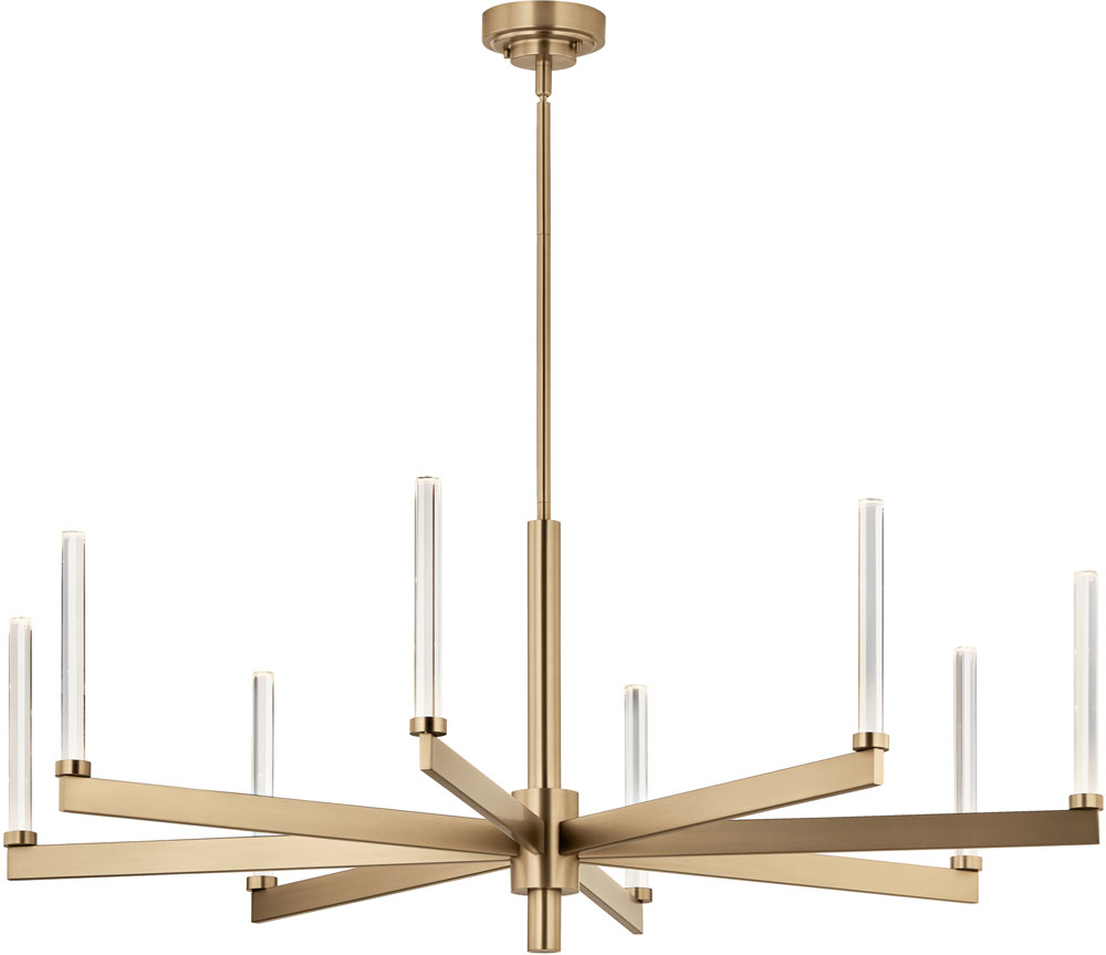 Kichler 52668CPZ Sycara Contemporary Champagne Bronze LED Hanging ...