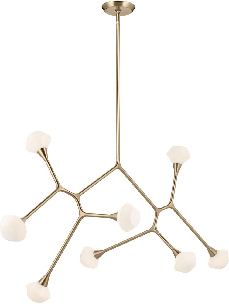 Kichler 52764CPZ Cassius Contemporary Champagne Bronze LED Lighting ...