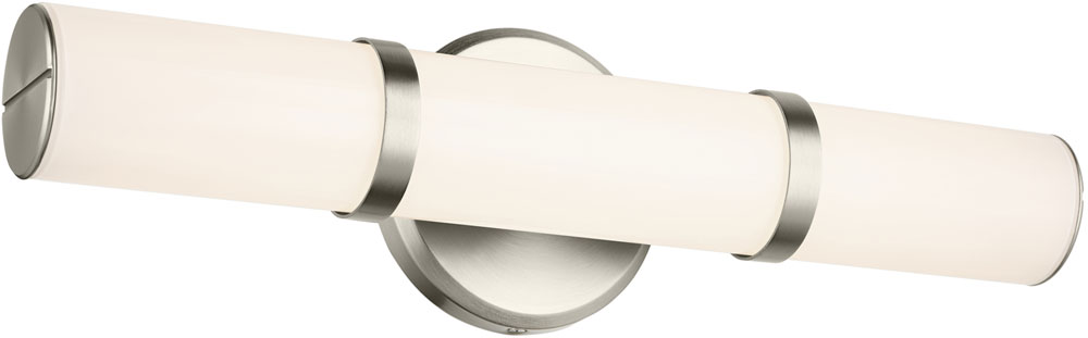 Kichler 55187NILED Rosh Modern Brushed Nickel LED 18" Vanity Light ...