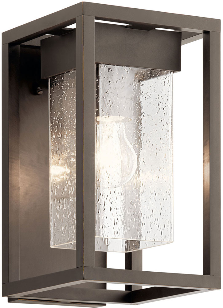 Kichler 59060OZ Mercer Contemporary Olde Bronze Exterior 12" Wall Light ...