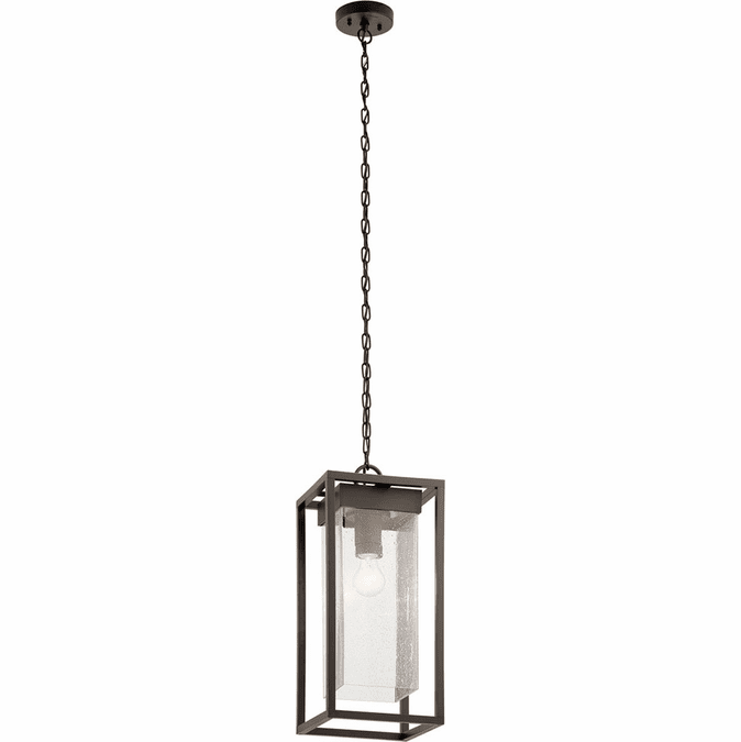 Kichler 59064OZ Mercer Modern Olde Bronze Exterior Pendant Hanging ...