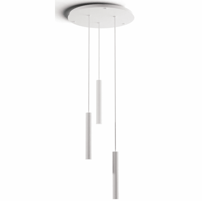 Koncept CMP-C3-S-12-MWT Combi Contemporary Matte White LED 3-Light ...