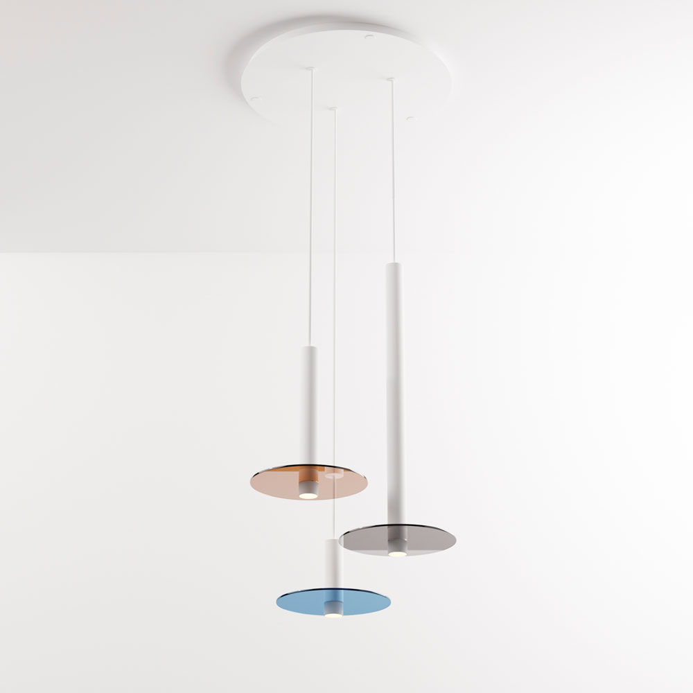 Koncept CMP-TRES1-MWT Combi Modern Matte White LED 3-Light Multi ...