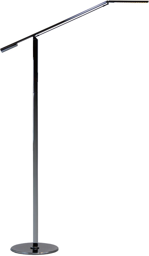 Koncept ELX A X CRM FLR Equo Contemporary Chrome LED Floor Lamp Lighting KON ELX A X CRM FLR