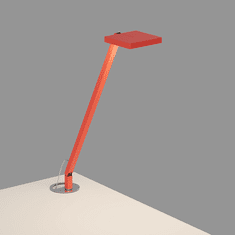 Koncept FCD-1-MFR-SLT Focaccia Contemporary Matte Fire Red LED Slatwall ...