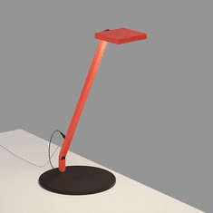 Koncept FCD-1-MFR-SLT Focaccia Contemporary Matte Fire Red LED Slatwall ...