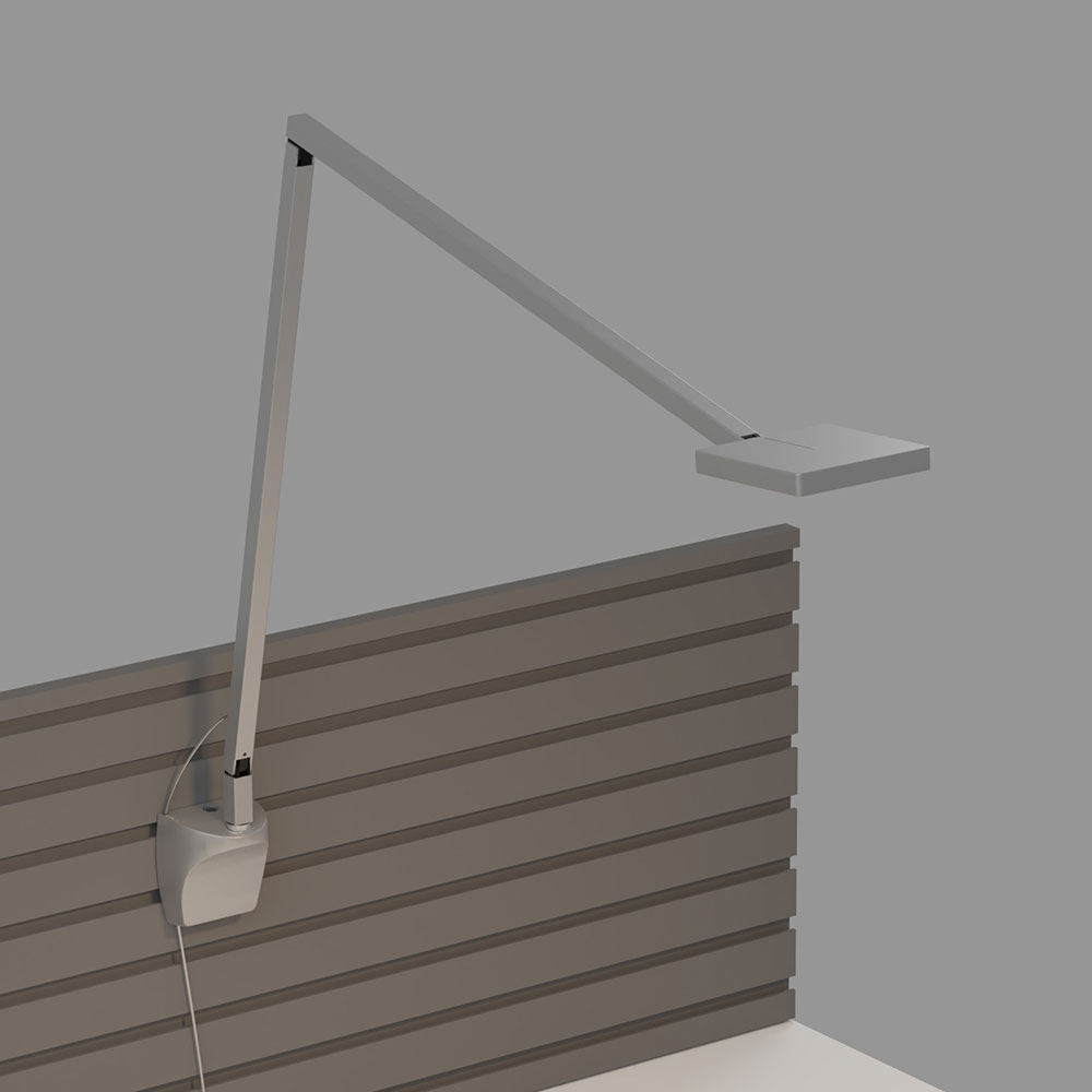 Koncept FCD-2-SIL-SLT Focaccia Modern Silver LED Slatwall Wall Swing ...