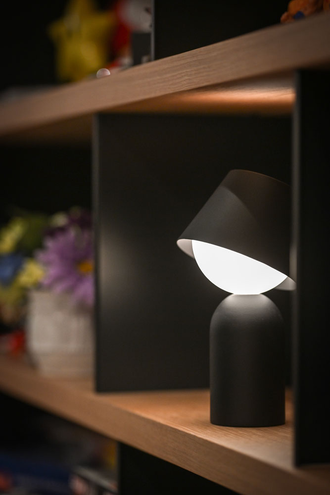 Koncept GUY-MTB Guy Modern Matte Black LED Lighting Table Lamp - KON ...