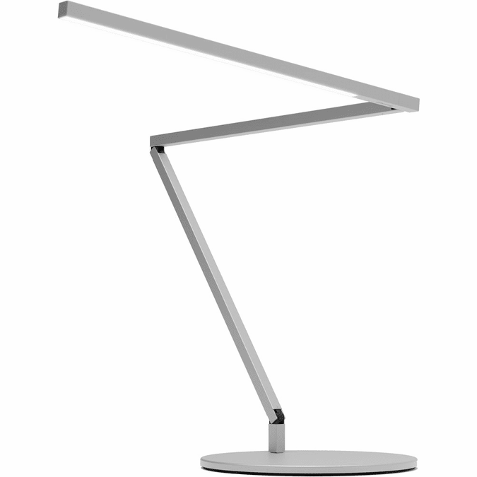 Koncept ZBD3000-SIL-DSK Z-Bar Gen 4 Modern Silver LED Study Lamp - KON ...