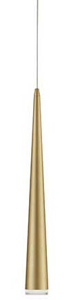 Kuzco 401215BG-LED Mina Modern Brushed Gold LED Mini Pendant Lighting - KUZ-401215BG-LED