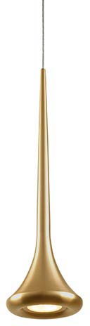 Kuzco 402601BG-LED Bach Contemporary Brushed Gold LED Mini Pendant Lamp - KUZ-402601BG-LED