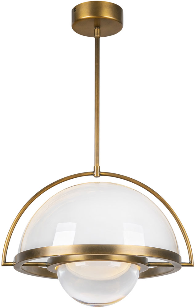 Kuzco PD20716-VB-UNV Bowery Contemporary Vintage Brass LED Drop ...