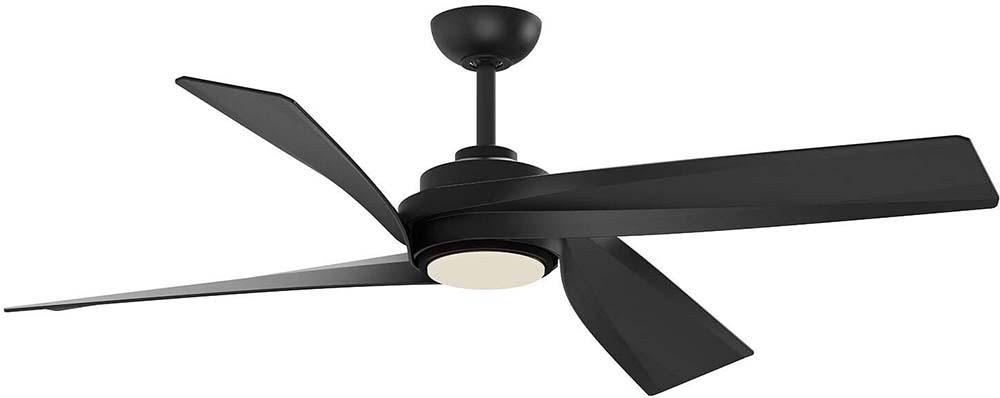 Kuzco CF96956-MB Horizon Contemporary Matte Black LED Ceiling Fan - KUZ ...