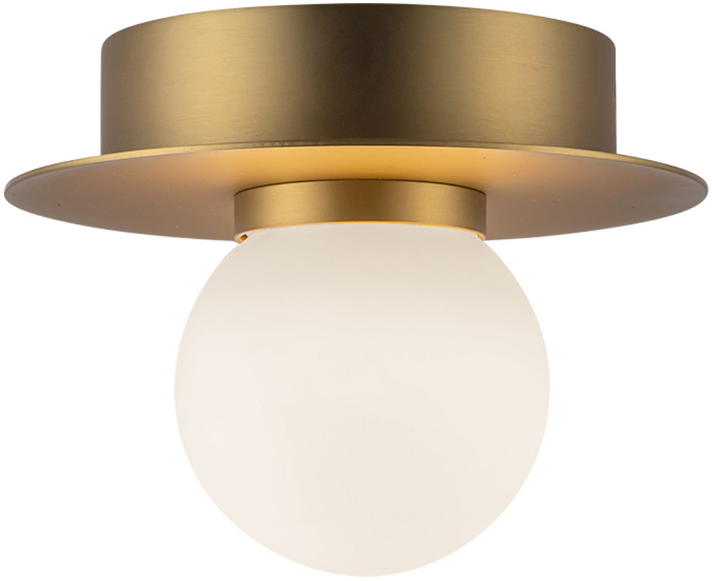 Kuzco FM15506-BG-UNV Elixir Modern Brushed Gold LED Flush Mount Lighting - KUZ-FM15506-BG-UNV