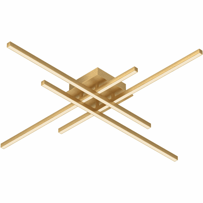 Kuzco FM18232-BG Vega Minor Contemporary Brushed Gold LED Overhead Lighting - KUZ-FM18232-BG