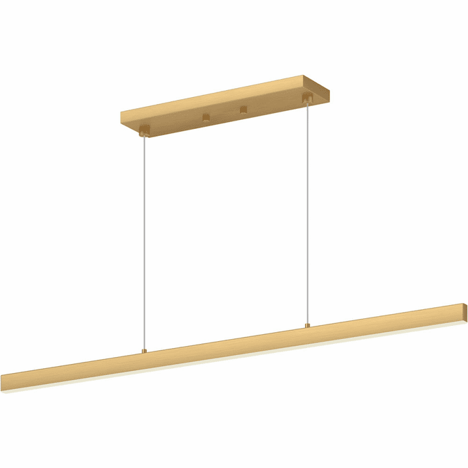 Kuzco LP10345-BG Vega Modern Brushed Gold LED Kitchen Island Light Fixture - KUZ-LP10345-BG