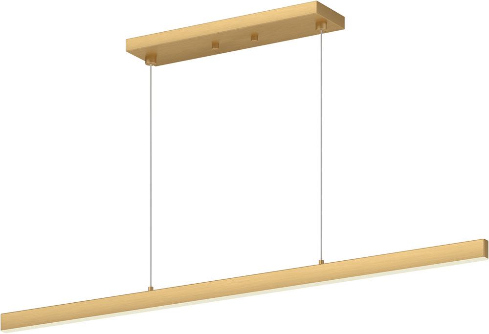 Kuzco LP10345-BG Vega Modern Brushed Gold LED Kitchen Island Light Fixture - KUZ-LP10345-BG