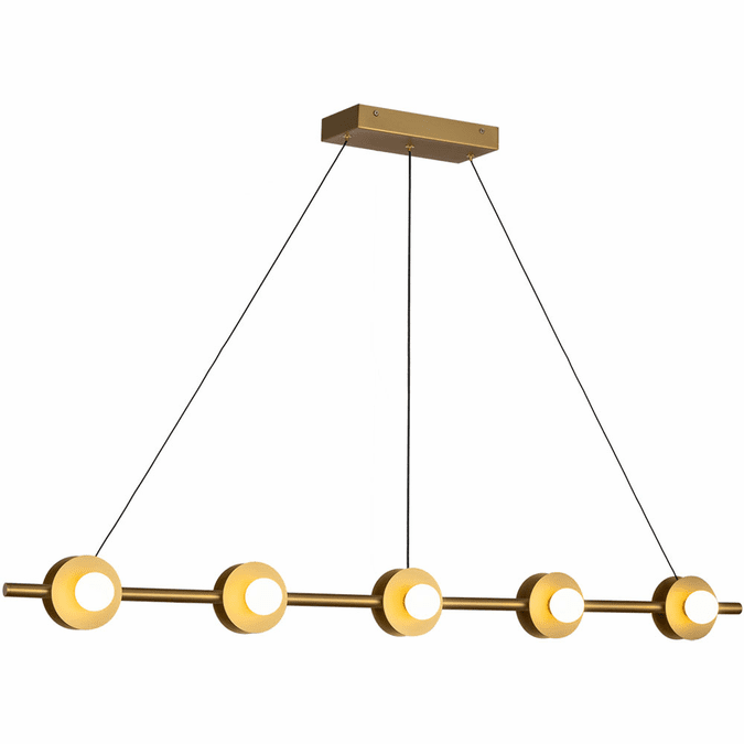 Kuzco LP15548-BG-UNV Elixir Contemporary Brushed Gold LED Island Lighting - KUZ-LP15548-BG-UNV
