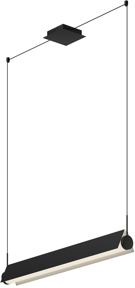 Kuzco LP73536-BK/WH Phoenix Modern Black / White LED Kitchen Island ...