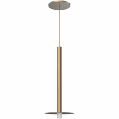 Kuzco PD15519-BG Elixir Contemporary Brushed Gold LED Mini Ceiling Light Pendant - KUZ-PD15519-BG