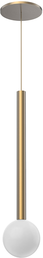 Kuzco PD15518-BG Elixir Contemporary Brushed Gold LED Mini Pendant Hanging Light - KUZ-PD15518-BG