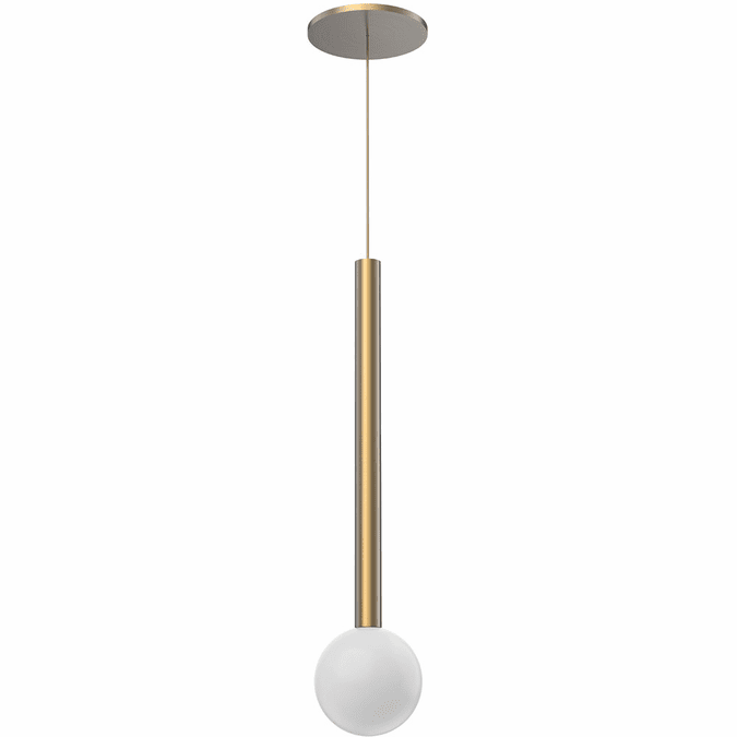 Kuzco PD15518-BG Elixir Contemporary Brushed Gold LED Mini Pendant Hanging Light - KUZ-PD15518-BG