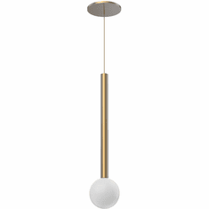 Kuzco PD15519-BG Elixir Contemporary Brushed Gold LED Mini Ceiling Light Pendant - KUZ-PD15519-BG