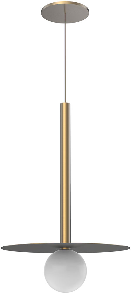 Kuzco PD15519-BG Elixir Contemporary Brushed Gold LED Mini Ceiling Light Pendant - KUZ-PD15519-BG