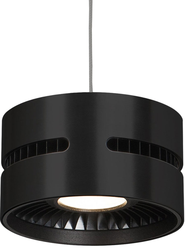 Kuzco PD6705-BK-UNV Oxford Contemporary Black LED Mini Pendant Light ...