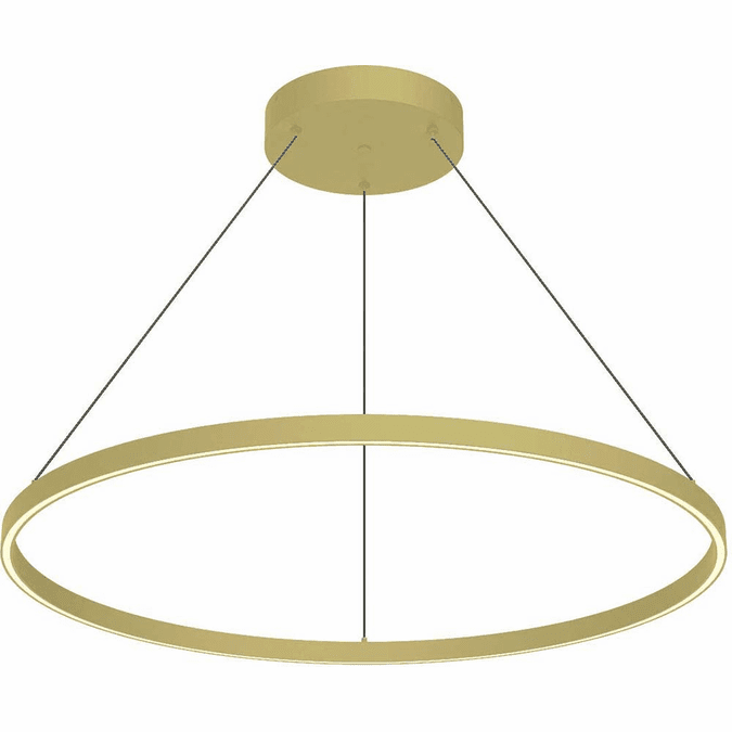 Kuzco PD87136-BG Cerchio Contemporary Brushed Gold LED 35" Drop ...