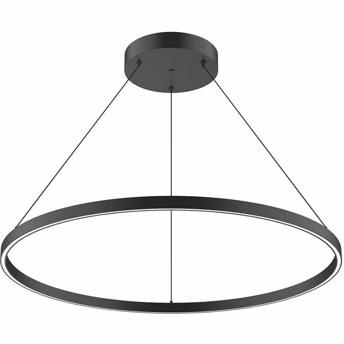Kuzco PD87736-BK-UNV-010 Cerchio Modern Black LED 35" Hanging Pendant ...