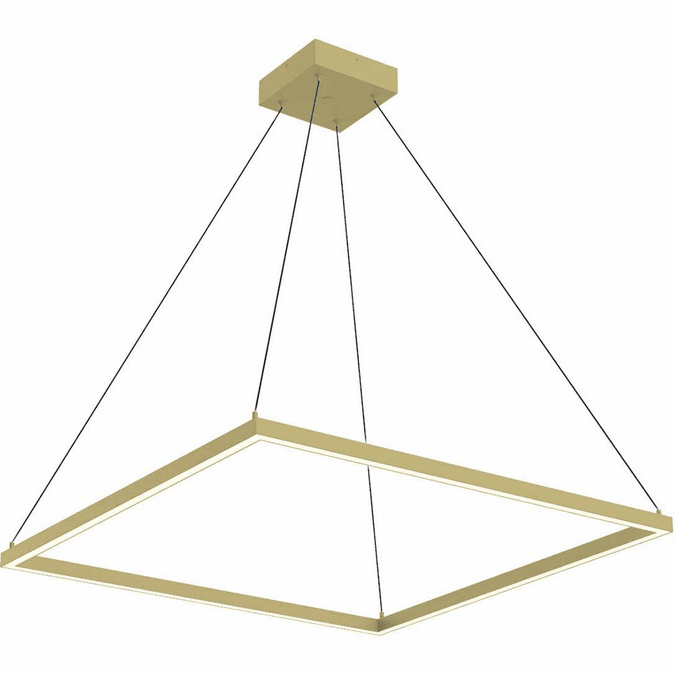 Kuzco PD88132-BG Piazza Contemporary Brushed Gold LED 31.5" Pendant Hanging Light - KUZ-PD88132-BG