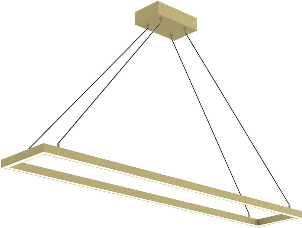 Kuzco PD88548-BG Piazza Modern Brushed Gold LED 9" Kitchen Island Light Fixture - KUZ-PD88548-BG