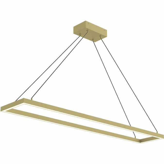 Kuzco PD88548-BG Piazza Modern Brushed Gold LED 9" Kitchen Island Light Fixture - KUZ-PD88548-BG