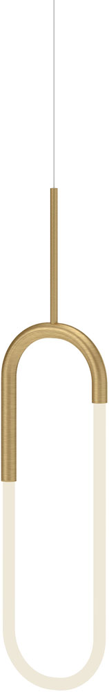 Kuzco PD95108-BG Huron Modern Brushed Gold LED Mini Drop Ceiling Light Fixture - KUZ-PD95108-BG