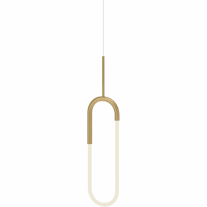 Kuzco PD95108-BG Huron Modern Brushed Gold LED Mini Drop Ceiling Light Fixture - KUZ-PD95108-BG