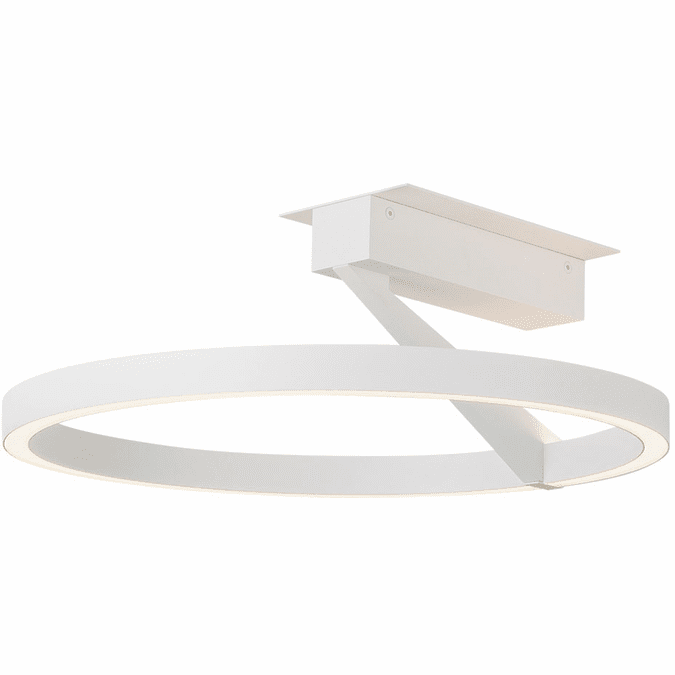 Kuzco SF27716-WH-3WCCT-UNV Roda Contemporary White LED 16" Overhead ...