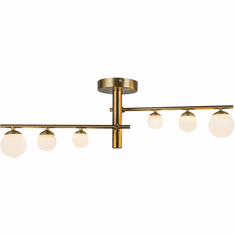 Kuzco PD55520-BK/OP Juniper Contemporary Black LED Chandelier Lighting ...