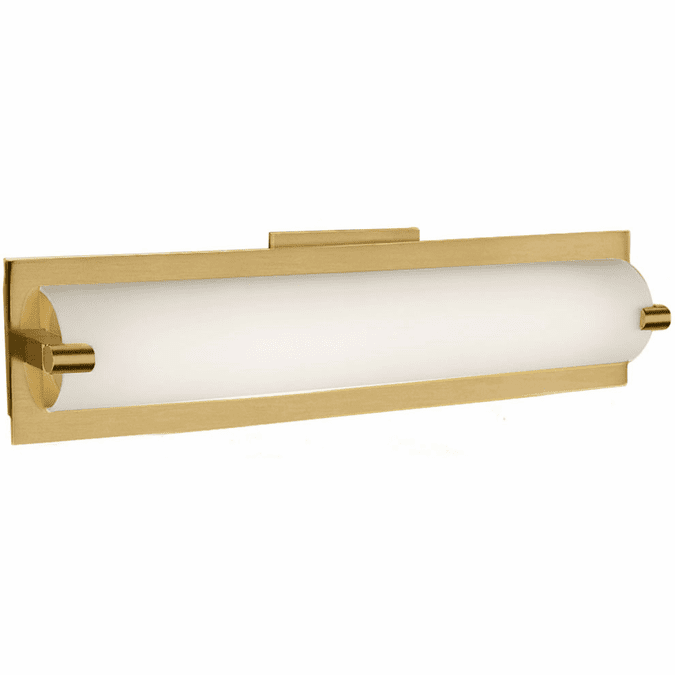 Kuzco VL0118-BG Lighthouse Contemporary Brushed Gold LED 18" Bathroom Light - KUZ-VL0118-BG