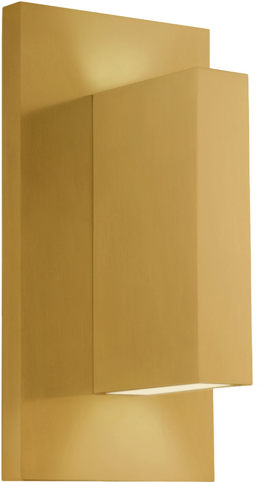 Kuzco WS22109-BG Vista Modern Brushed Gold LED Light Sconce - KUZ-WS22109-BG