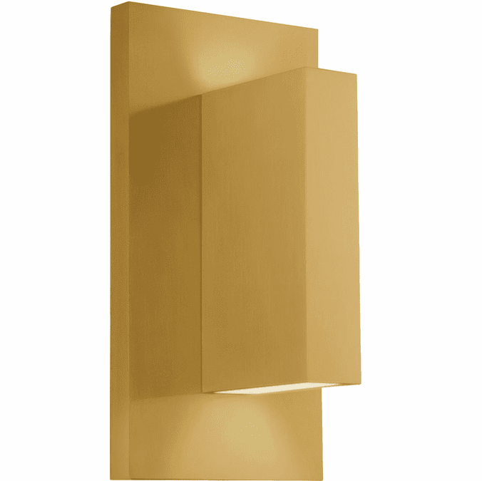 Kuzco WS22109-BG Vista Modern Brushed Gold LED Light Sconce - KUZ-WS22109-BG